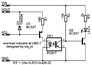 Realizare indicator scurtcircuit sursa cu LM338k - Alimentatoare, surse ...