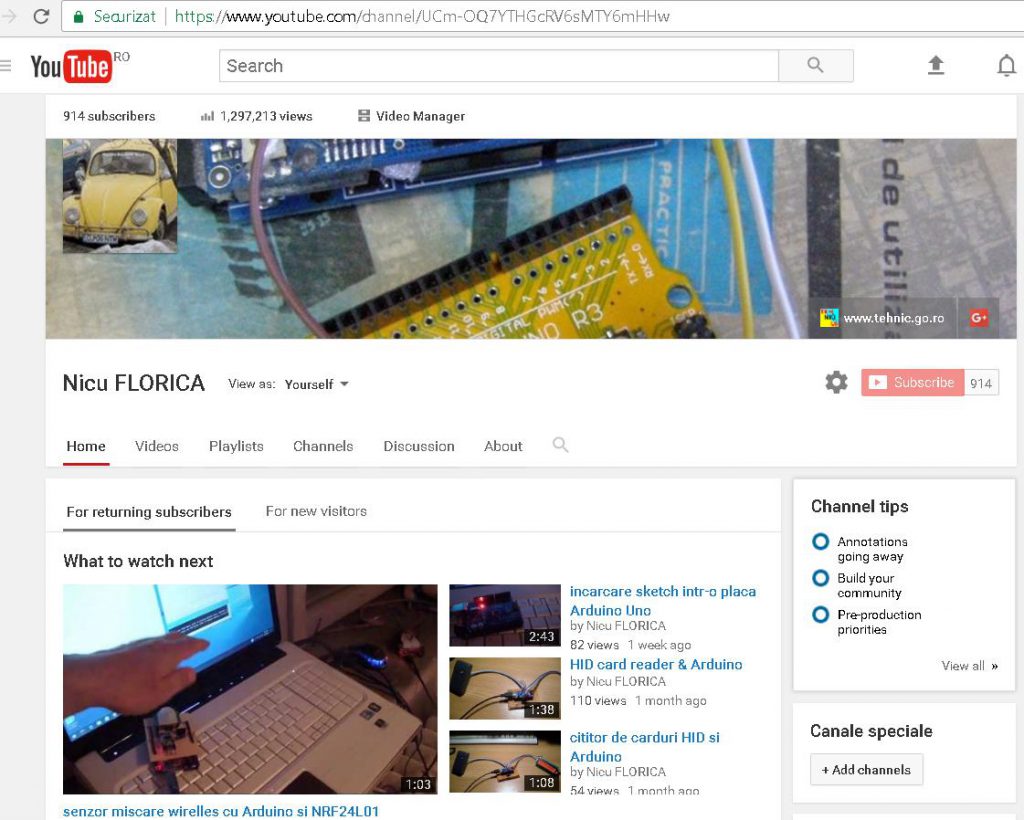 See our youtube channel – "Arduino tehNiq"