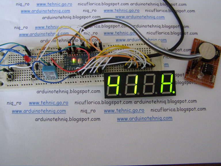 Rtc Clock With Manual Adjust And Alarm Thermometer And Higrometer Using Arduino Arduino Tehniq