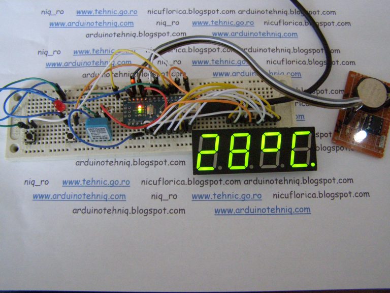 RTC clock with manual adjust & alarm, thermometer & higrometer using Arduino – "Arduino tehNiq"