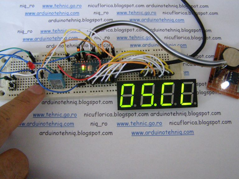 Rtc Clock With Manual Adjust And Alarm Thermometer And Higrometer Using Arduino Arduino Tehniq
