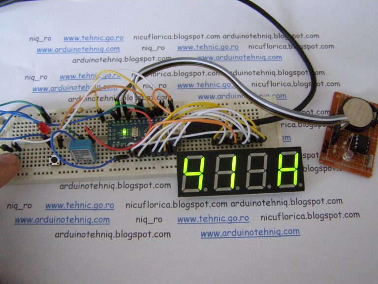 Rtc Clock With Manual Adjust And Alarm Thermometer And Higrometer Using Arduino Arduino Tehniq 2477