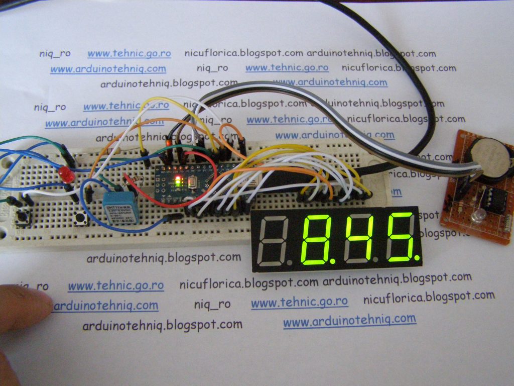 RTC clock with manual adjust & alarm, thermometer & higrometer using Arduino – "Arduino tehNiq"